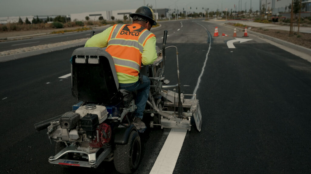 Striping Project at Tracy Logistics Center - Tracy, CA