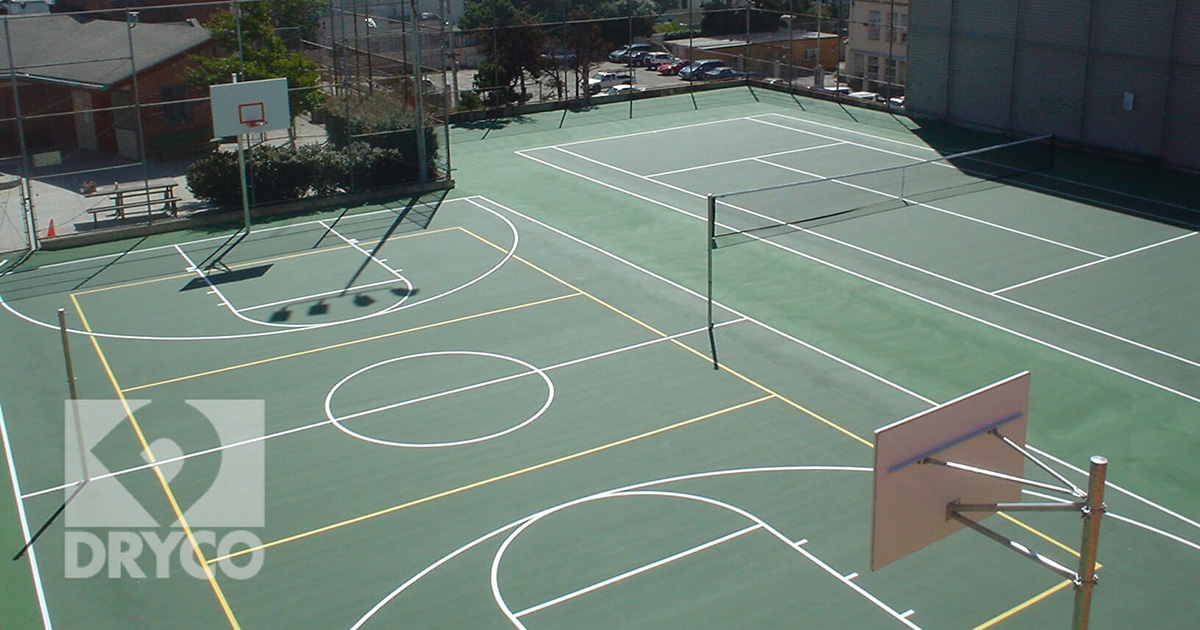 Game Courts, Tennis Courts, Playgrounds — DRYCO